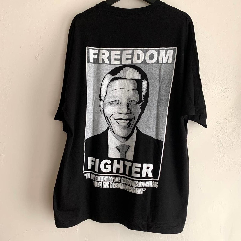 Nelson Mandela Freedom Fighter T Shirt - Gem